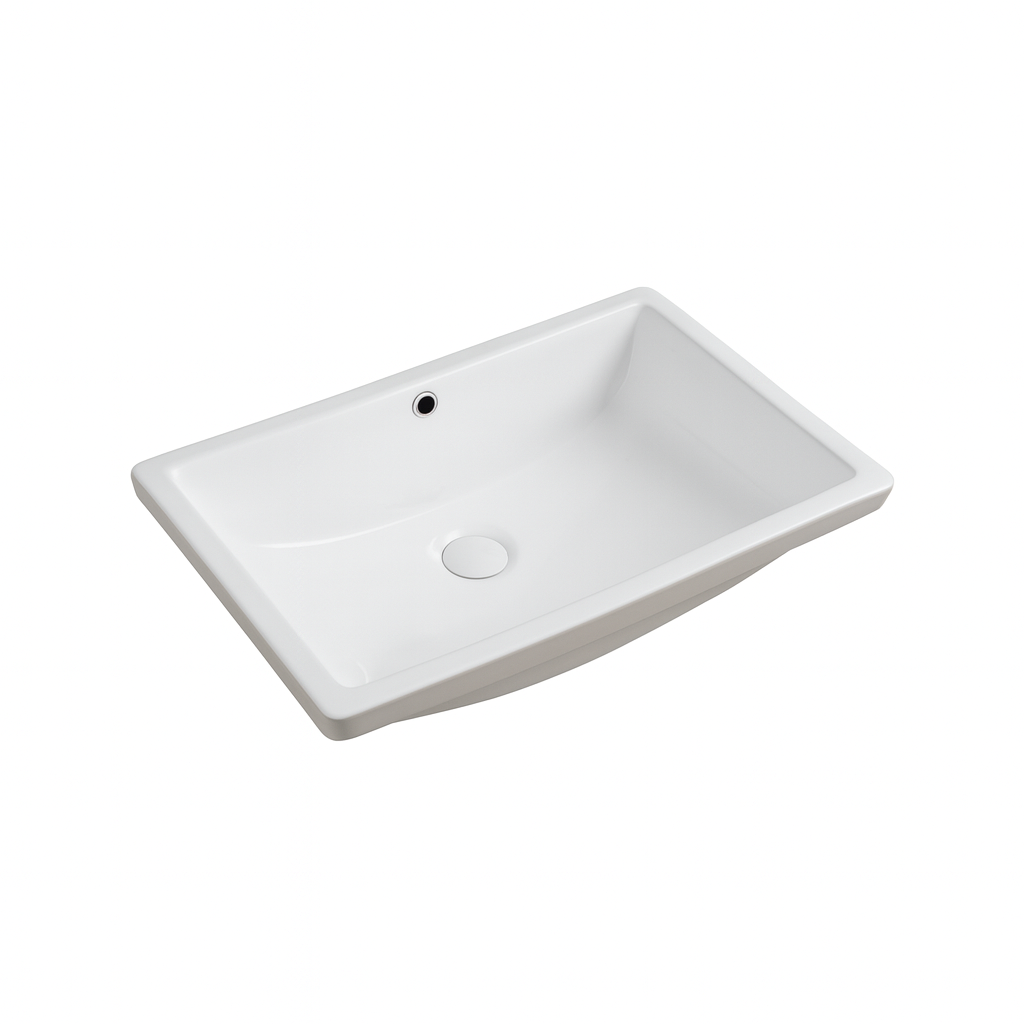 Under Counter Wash Basin Rect White 585 – Sardars